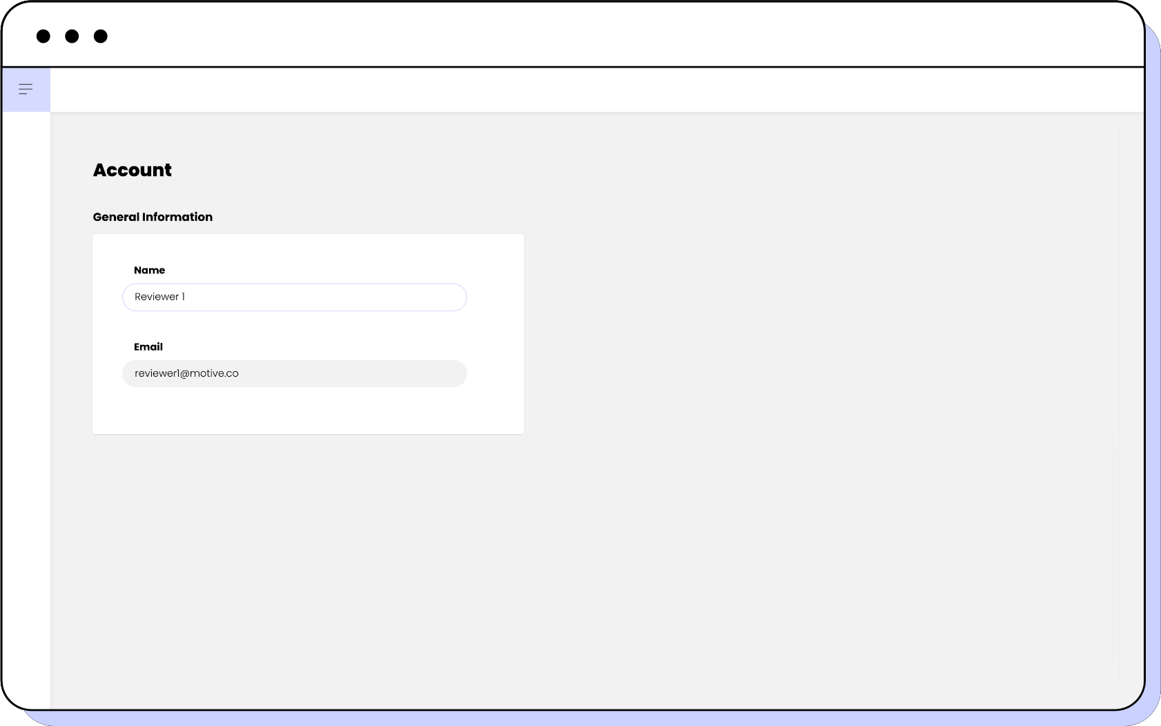Understand your Account | Motive Docs